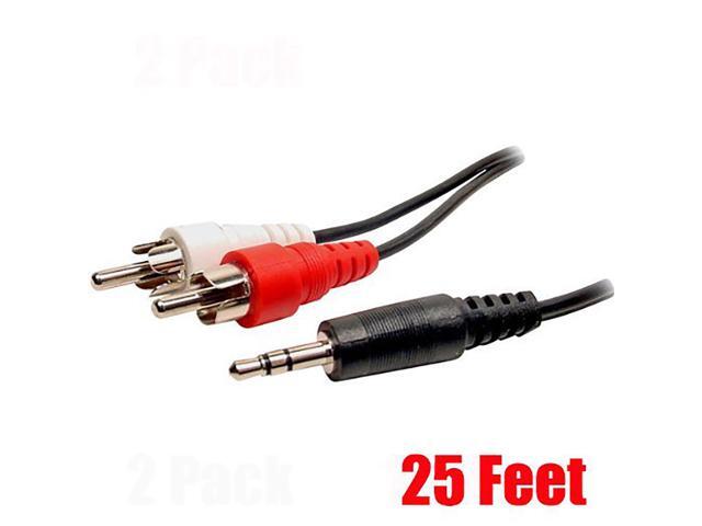 Click here for iMBAPrice 25 Feet 3.5mm Stereo Male to Two RCA Mal... prices