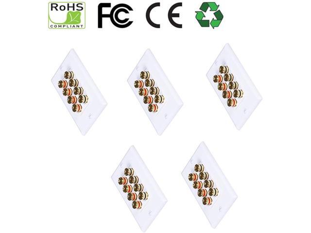 Click here for iMBAPrice Premium 8 Connector Banana Wall Plate -... prices