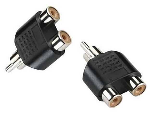 Click here for RCA Male to 2 RCA Female Splitter Adapter - Nickel... prices