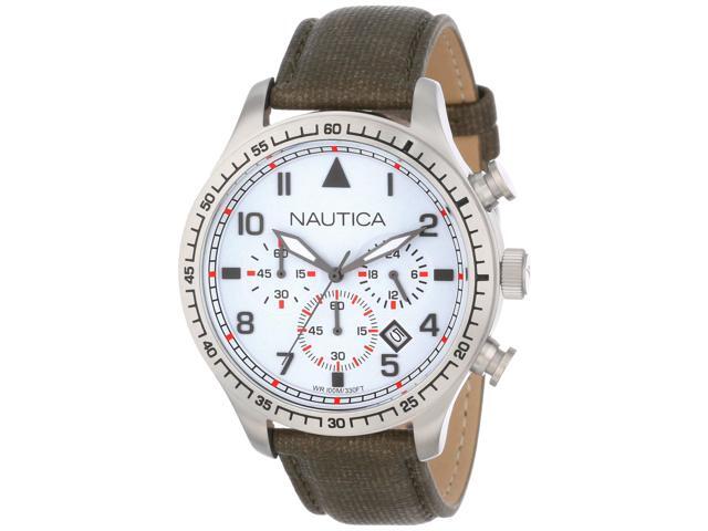 Click here for Nautica Mens BFD 105 Stainless Steel Case Grey Can... prices