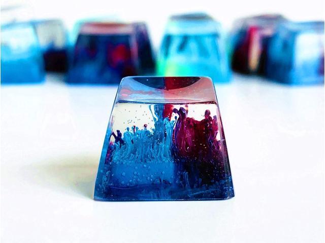 Click here for 1 Pcs Handmade Seabed Landscape R4 Keycap Resin Ar... prices