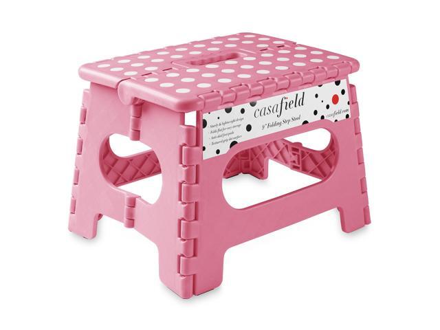 Click here for Casafield 9 Folding Step Stool with Handle  Pink -... prices