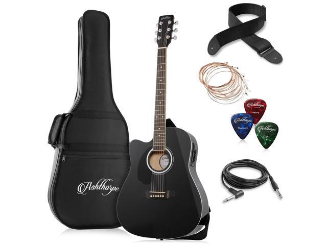 Click here for Ashthorpe Full-Size Left-Handed Dreadnought Cutawa... prices