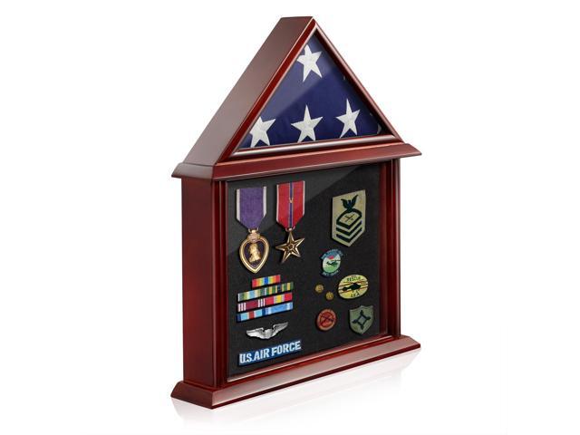 Click here for Reminded Flag and Certificate Shadow Box Display C... prices