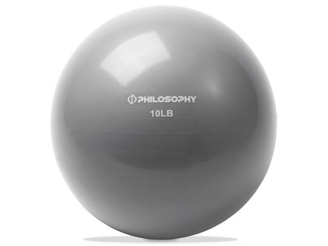 Click here for Philosophy Gym Toning Ball  10 LB  Gray - Soft Wei... prices