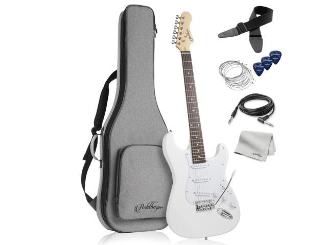 Click here for Ashthorpe 39-Inch Electric Guitar (White-White)  F... prices