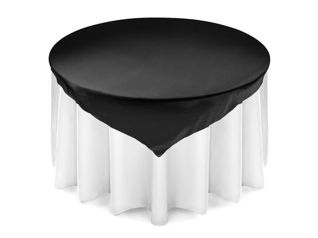 Click here for Lanns Linens Satin Wedding Table Overlay - Tablecl... prices