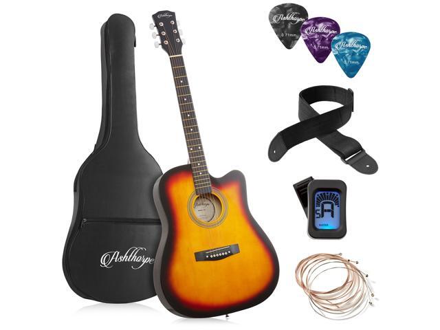 Click here for Ashthorpe 41-inch Beginner Cutaway Acoustic Guitar... prices