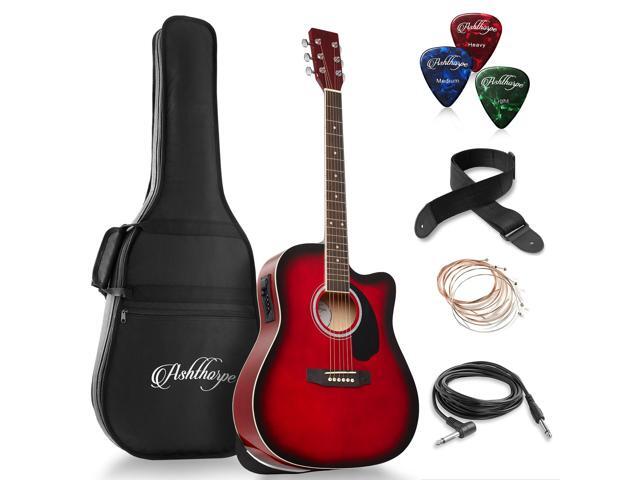 Click here for Ashthorpe Full-Size Dreadnought Cutaway Acoustic-E... prices