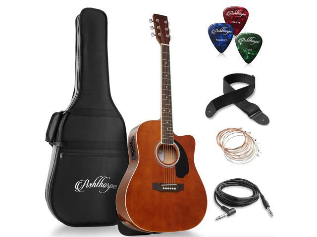 Click here for Ashthorpe Full-Size Dreadnought Cutaway Acoustic-E... prices