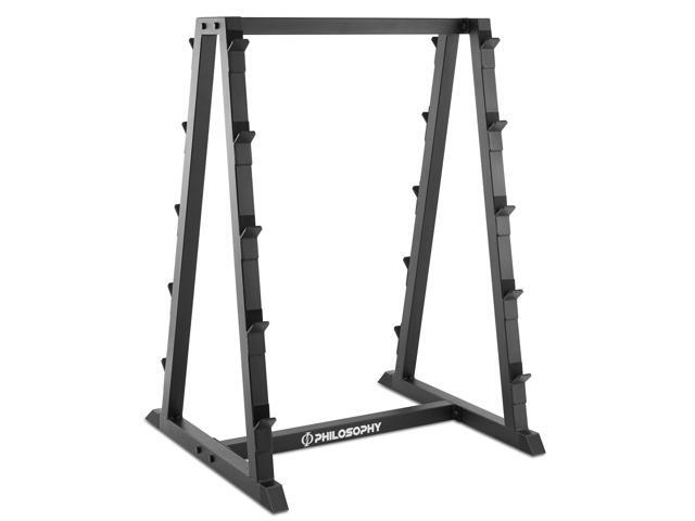 Click here for Philosophy Gym 10-Bar Fixed Barbell Weight Rack -... prices