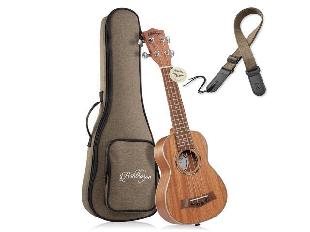 Click here for Ashthorpe Soprano Ukulele  Solid Mahogany with Sat... prices
