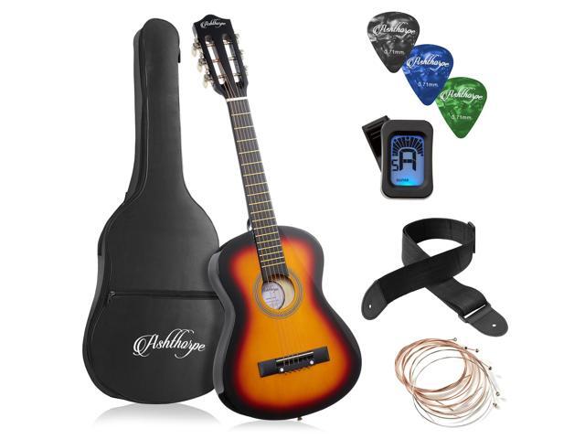 Click here for Ashthorpe 30-inch Beginner Acoustic Guitar Package... prices
