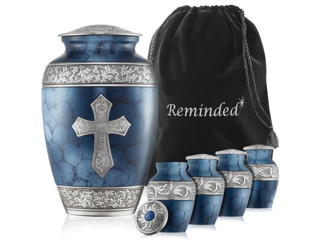 Click here for Reminded Set of 5 Engraved Cross Cremation Urns fo... prices