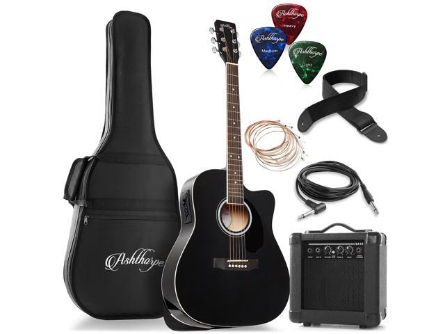 Click here for Ashthorpe Full-Size Dreadnought Cutaway Acoustic E... prices