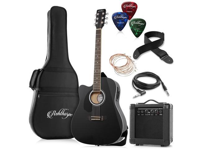 Click here for Ashthorpe Left Handed Full-Size Dreadnought Cutawa... prices