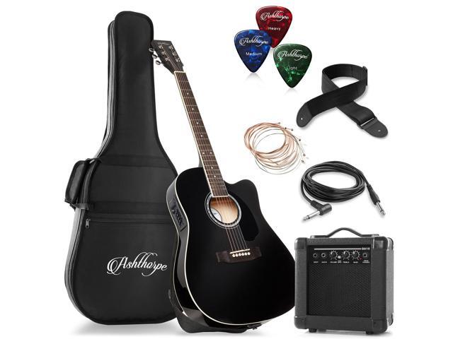 Click here for Ashthorpe Full-Size Thinline Cutaway Acoustic Elec... prices