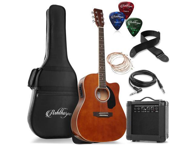 Click here for Ashthorpe Full-Size Dreadnought Cutaway Acoustic E... prices