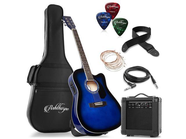 Click here for Ashthorpe Full-Size Thinline Cutaway Acoustic Elec... prices