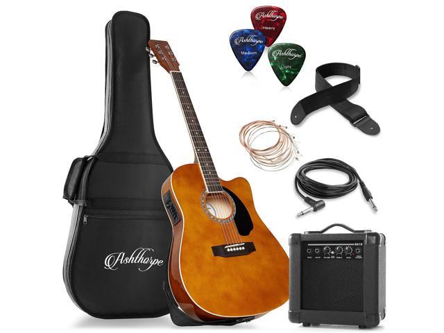 Click here for Ashthorpe Full-Size Thinline Cutaway Acoustic Elec... prices