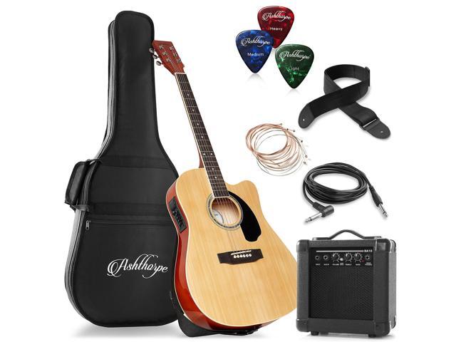 Click here for Ashthorpe Full-Size Thinline Cutaway Acoustic Elec... prices