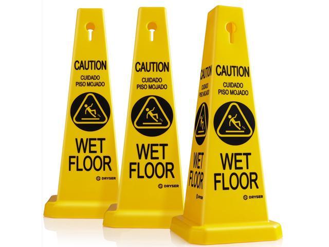 Click here for Dryser 3-Pack 26 Caution Wet Floor Cones - Yellow... prices