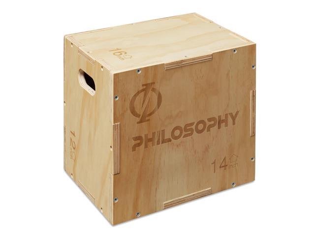 Click here for Philosophy Gym 3 in 1 Wood Plyometric Box - 16 x 1... prices