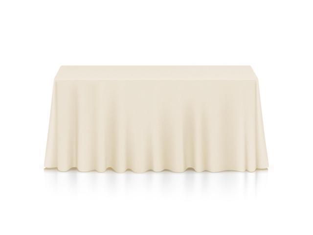 Click here for Lanns Linens - 90 x 132 Premium Tablecloth for Wed... prices