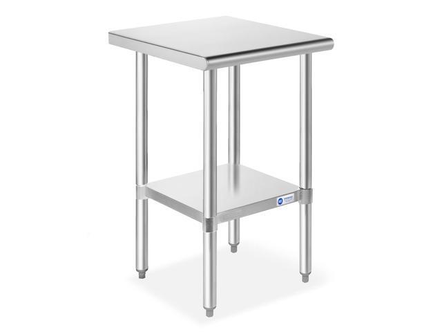 Click here for Gridmann 18 x 24 Inch Stainless Steel Table w/ Und... prices