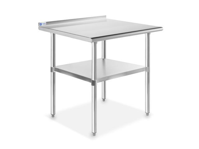 Click here for Gridmann 30 x 24 Inch Stainless Steel Table w/ Bac... prices