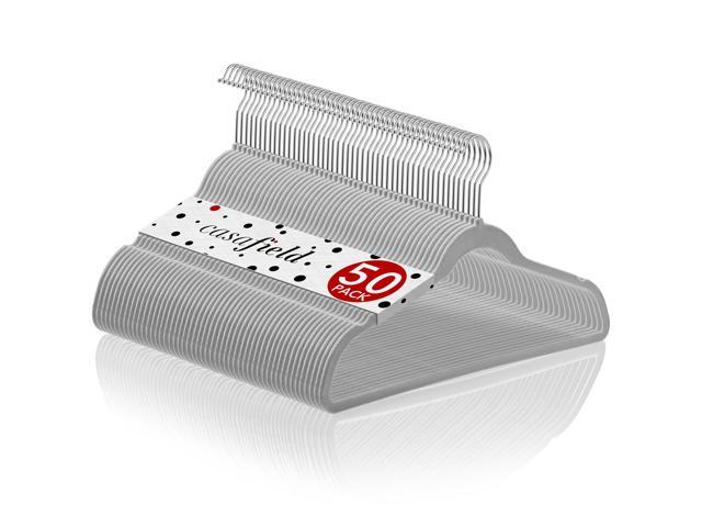 Click here for Casafield 50 Gray Velvet Suit Hangers - Space-Savi... prices