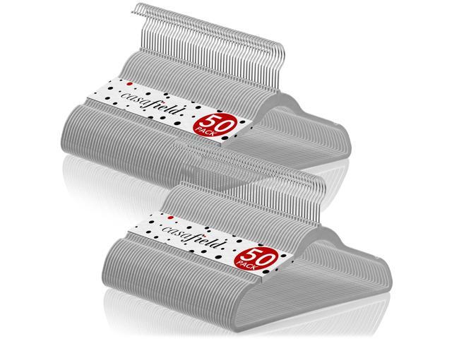 Click here for Casafield 100 Gray Velvet Suit Hangers - Space Sav... prices