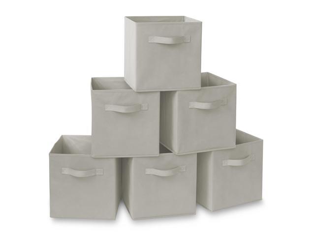 Click here for Casafield Set of 6 Fabric Storage Cube Bins  Orang... prices