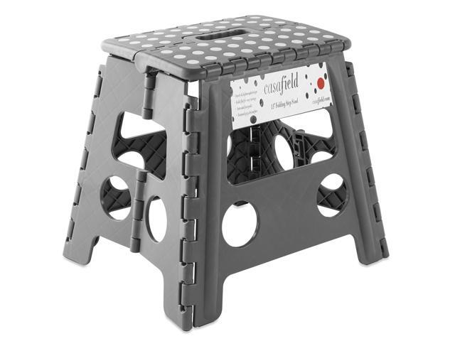 Click here for Casafield 13 Folding Step Stool with Handle  Gray... prices