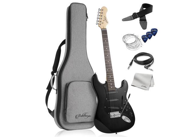 Click here for Ashthorpe 39-Inch Electric Guitar (Black-Black)  F... prices