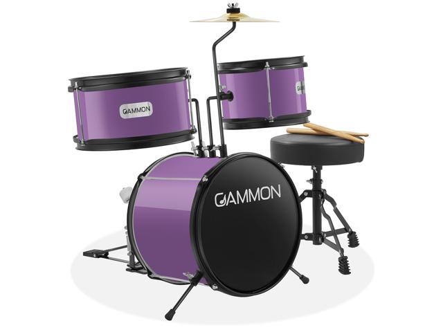 Click here for Gammon 3-Piece Junior Drum Set with Throne - Purpl... prices