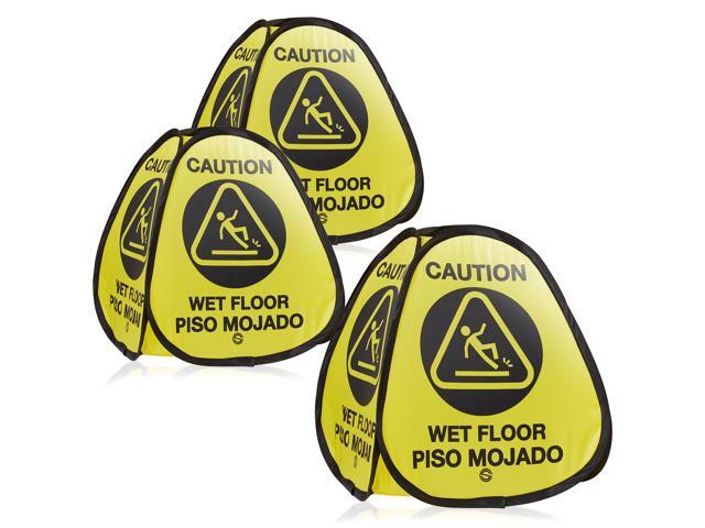 Click here for Dryser 3-Pack 16 Pop-up Caution Wet Floor Signs -... prices