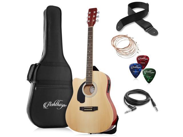 Click here for Ashthorpe Full-Size Left-Handed Dreadnought Cutawa... prices