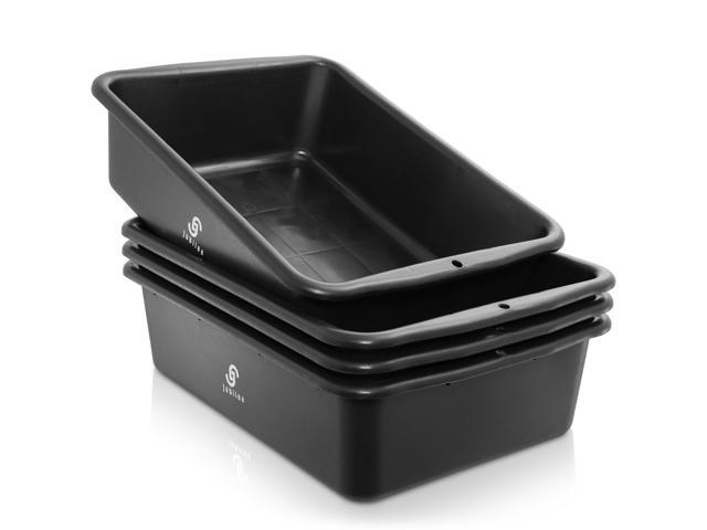 Click here for Jubilee 4-Pk Plastic Storage Bin  Bus Utility Tub... prices