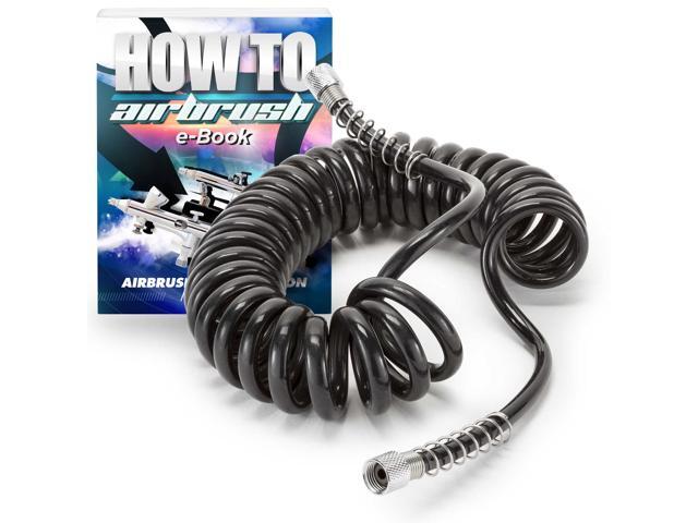 Click here for PointZero 10 ft. Black Coiled Airbrush Air Hose -... prices