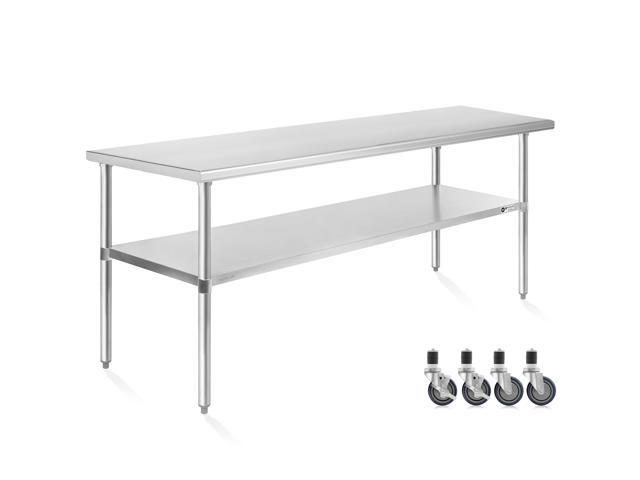 Click here for KUTLER Stainless Steel Table 24 x 72 Inches with C... prices