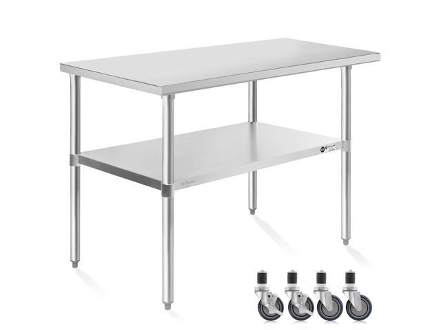 Click here for KUTLER Stainless Steel Table 24 x 48 Inches with C... prices
