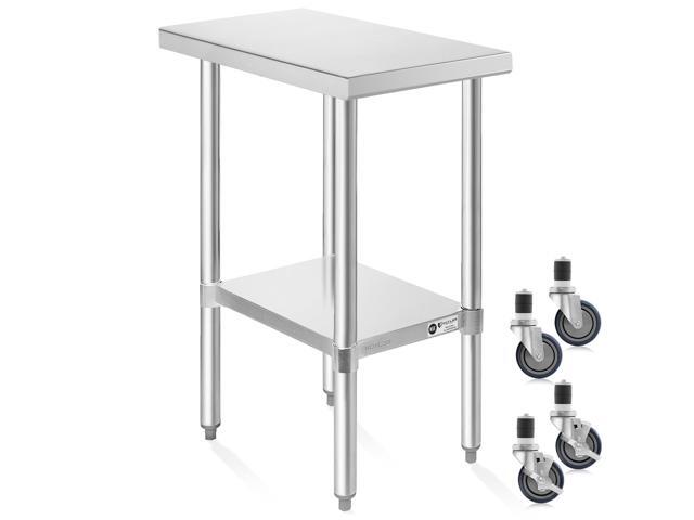 Click here for KUTLER Stainless Steel Table 30 x 12 Inches with C... prices