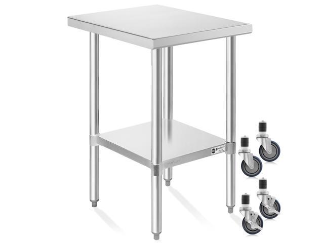 Click here for KUTLER Stainless Steel Table 30 x 18 Inches with C... prices