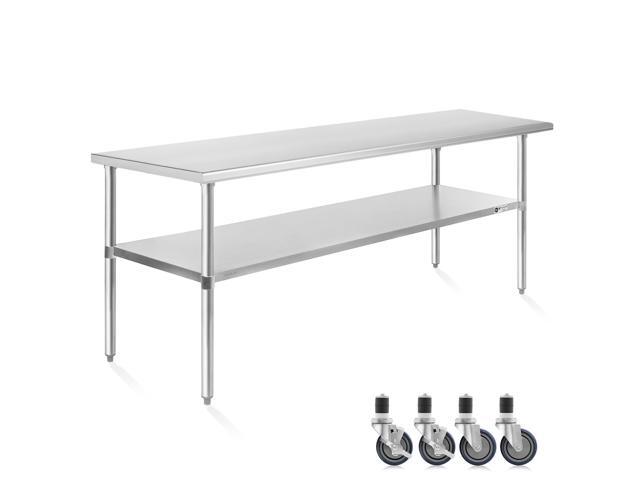 Click here for KUTLER Stainless Steel Table 30 x 72 Inches with C... prices