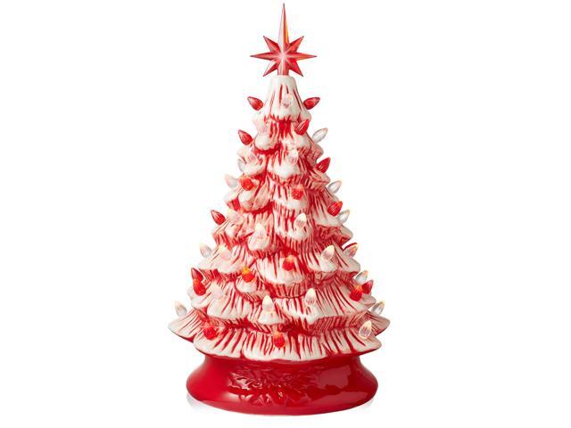 Click here for Casafield Hand Painted Ceramic Christmas Tree  Red... prices
