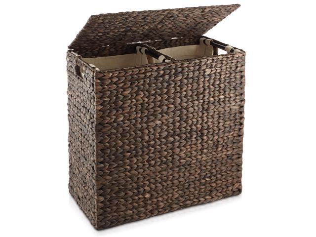 Click here for Casafield 2-Section Laundry Hamper with Lid and Re... prices