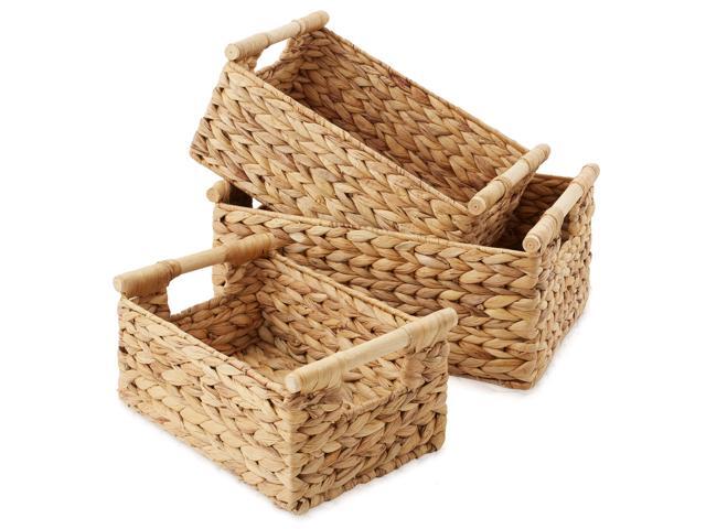 Click here for Casafield (Set of 3) Water Hyacinth Rectangular St... prices