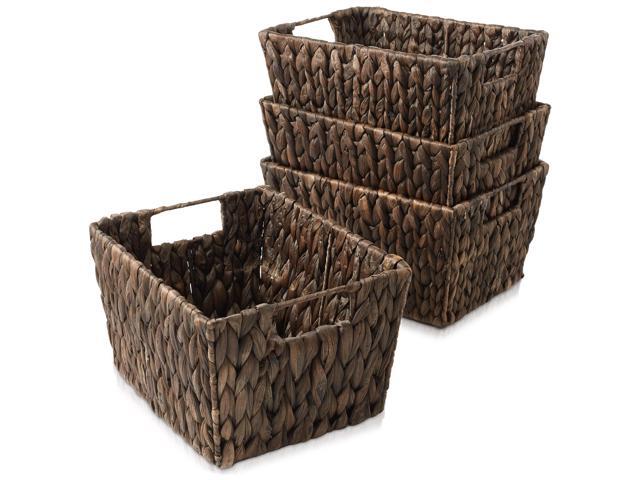 Click here for Casafield Set of 4 Water Hyacinth Storage Baskets... prices