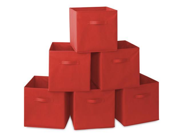 Click here for Casafield Set of 6 Collapsible Fabric Cube Storage... prices
